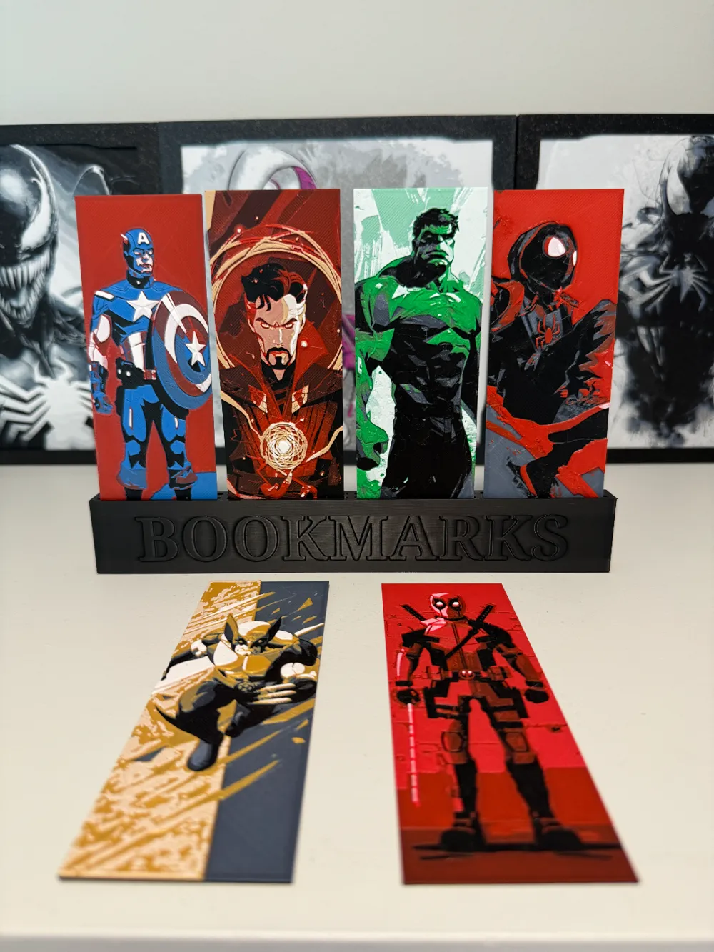 Marvel Bookmark Collection #1 by Canadian Gamer - MakerWorld
