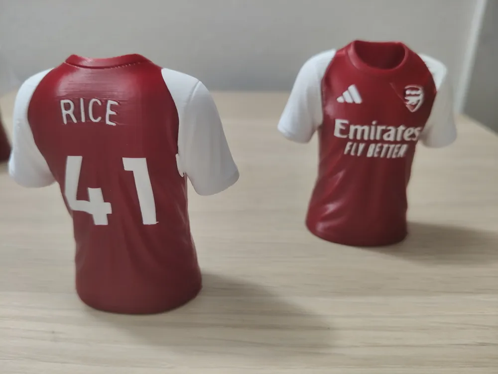Arsenal Mini Jersey Collection - Free 3D Print Model - MakerWorld