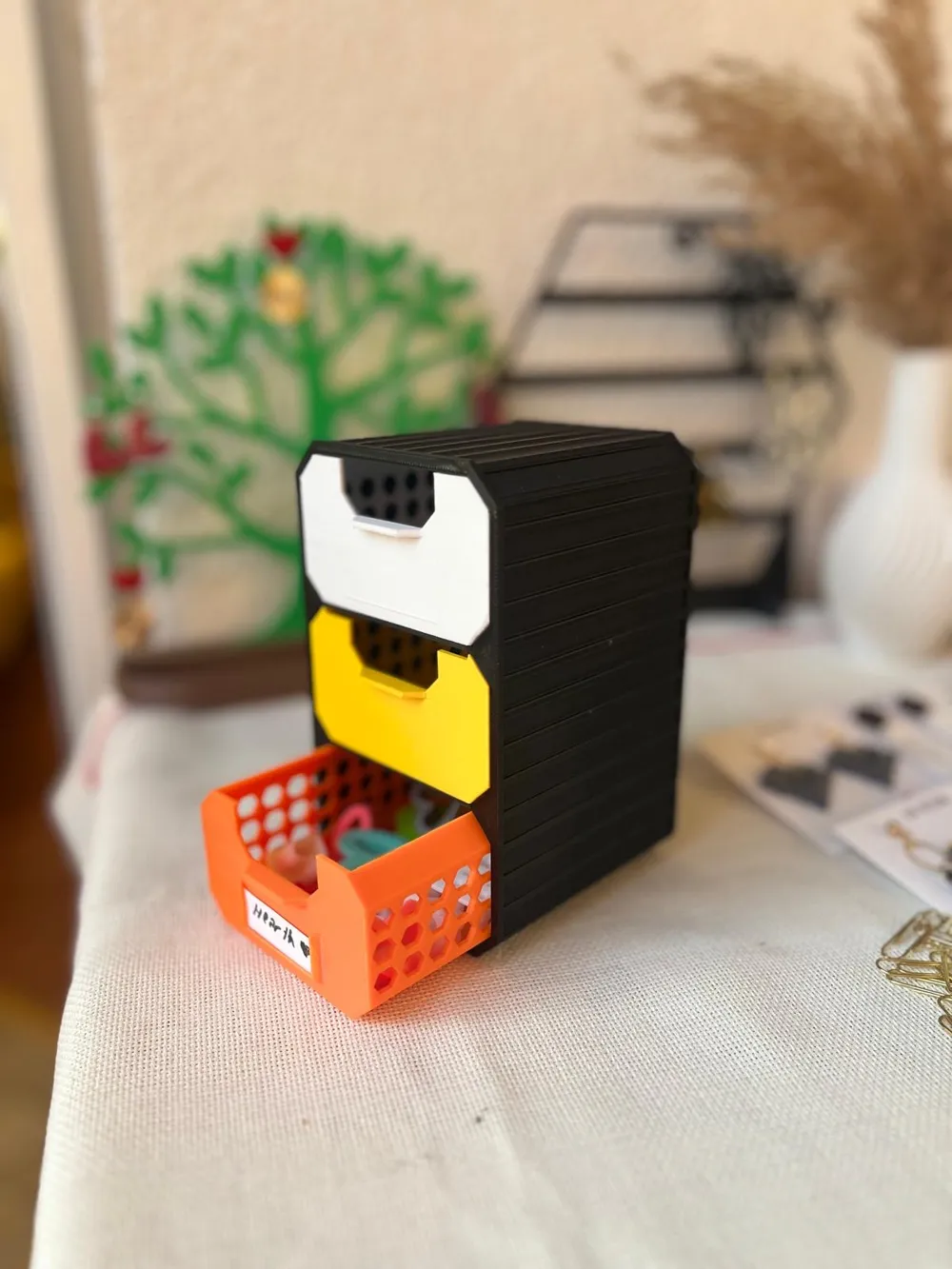 Desktop Drawer (with or without label slot) - Free 3D Print Model ...