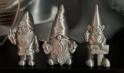 Middle Finger Gnomes, Angry Garden Gnome, FU Bird by Timberlake ...
