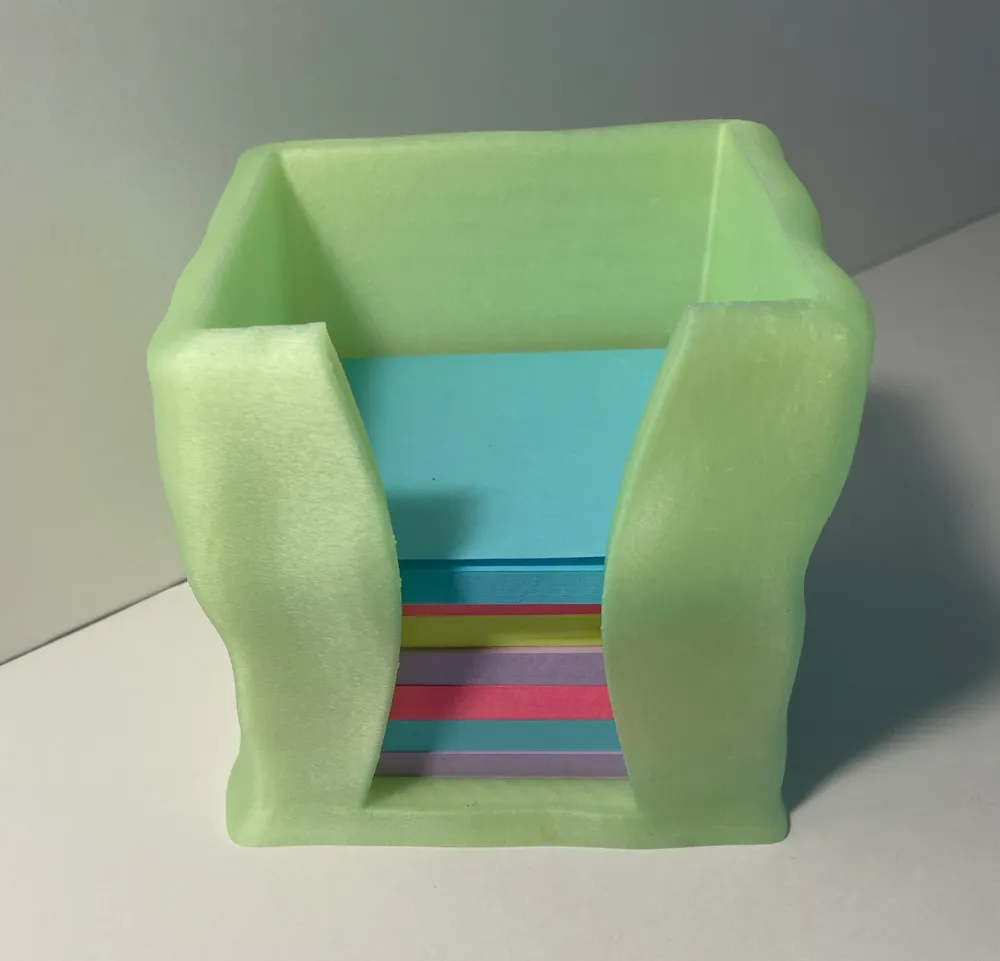 Gelatinous Cube Sticky Notes Box - Free 3D Print Model - MakerWorld