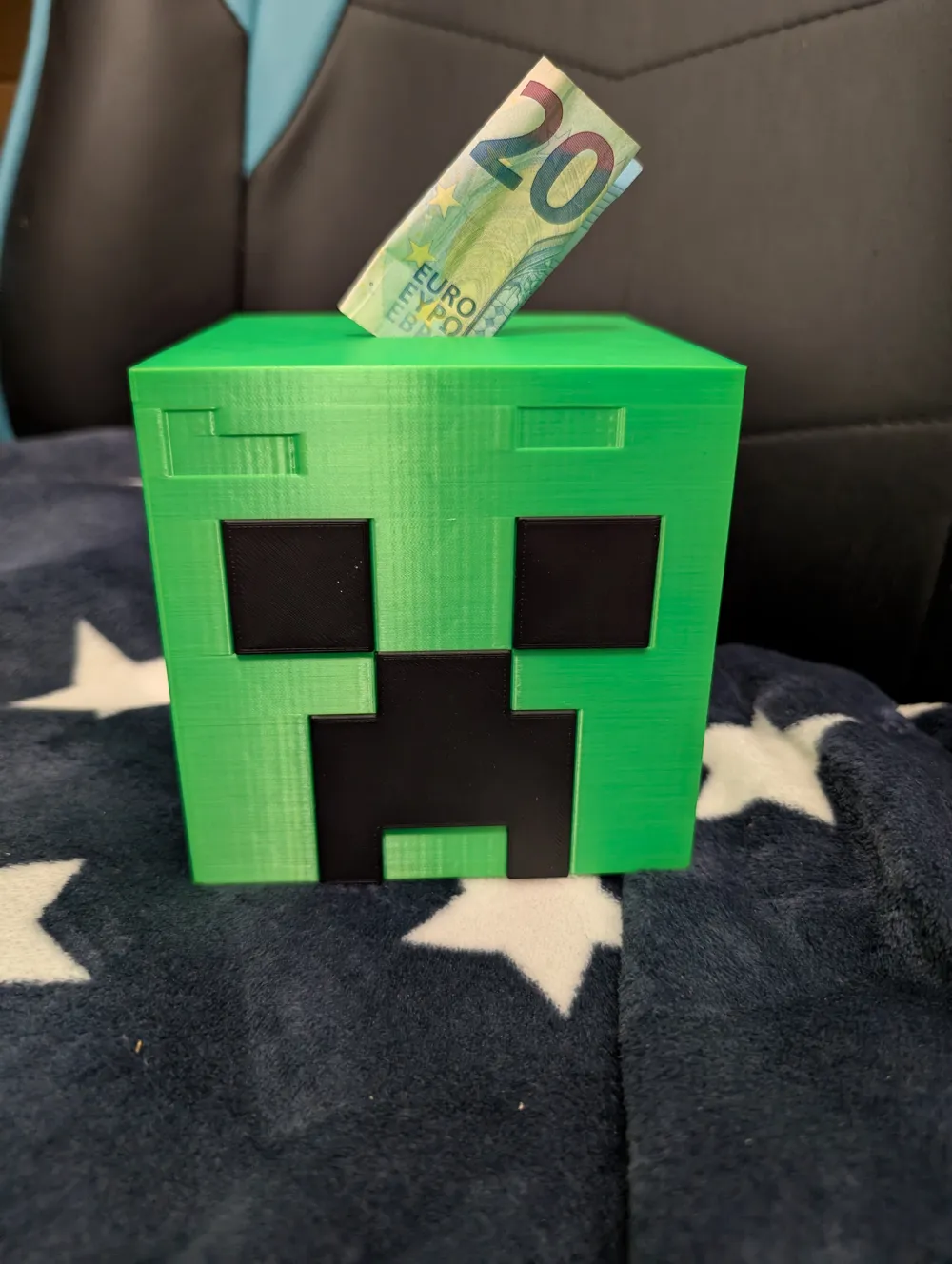 Minecraft Creeper Piggy Bank (Without AMS) - Free 3D Print Model ...