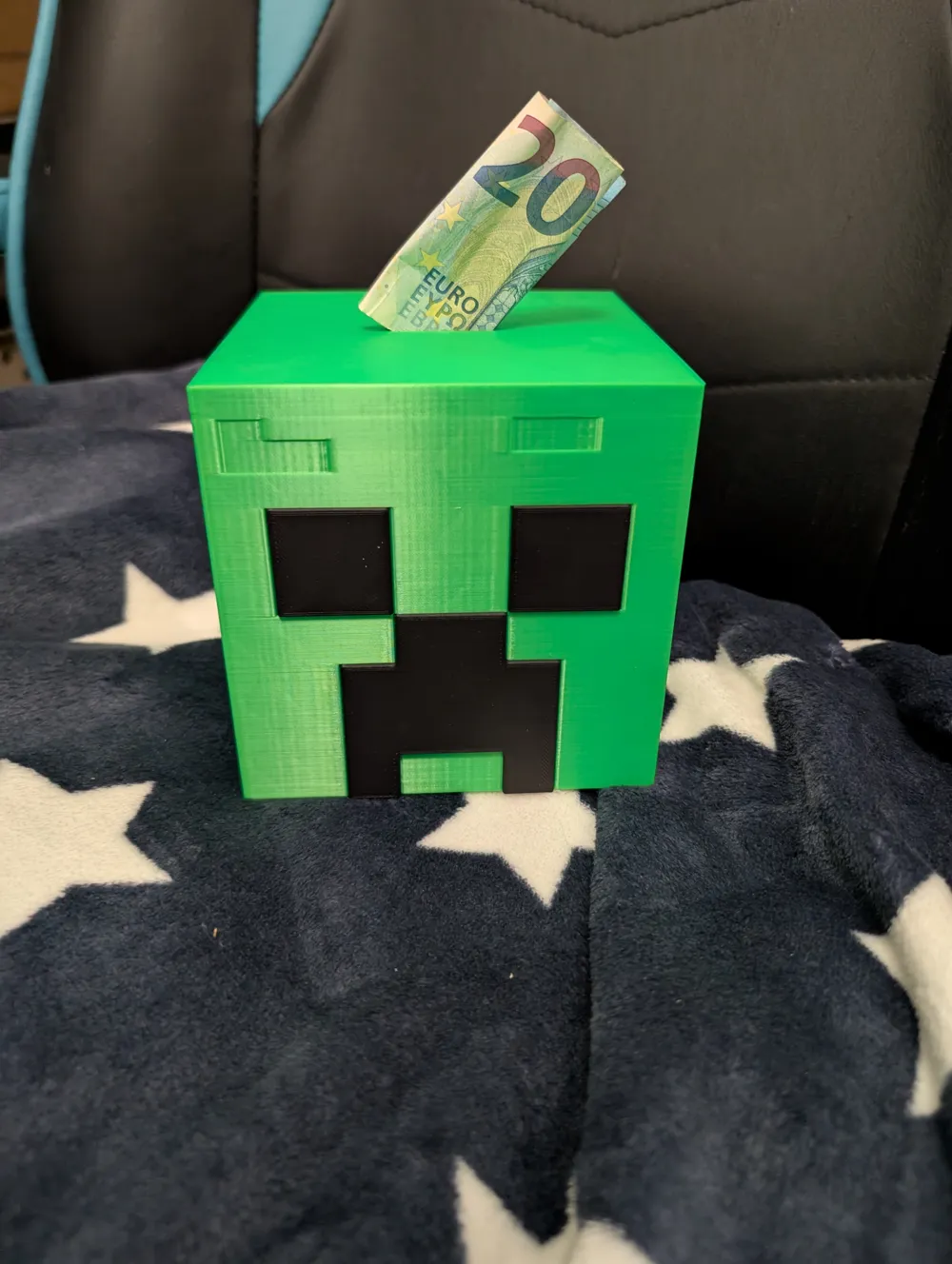 Minecraft Creeper Piggy Bank (Without AMS) - Free 3D Print Model ...