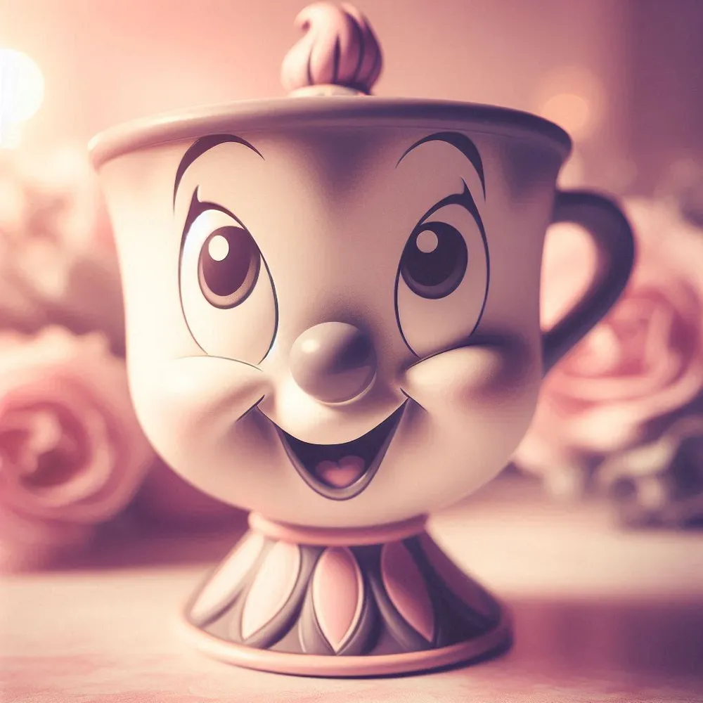 Chip Potts Beauty and the Beast - Hueforge by Nescrich - MakerWorld