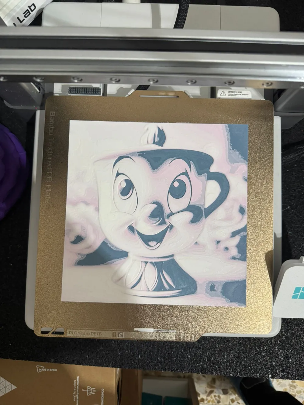 Chip Potts Beauty and the Beast - Hueforge by Nescrich - MakerWorld