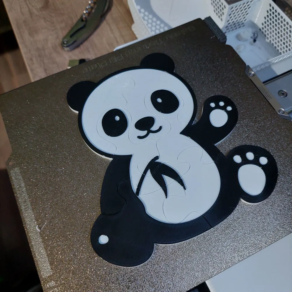 Panda Puzzle by KKeelltt - MakerWorld