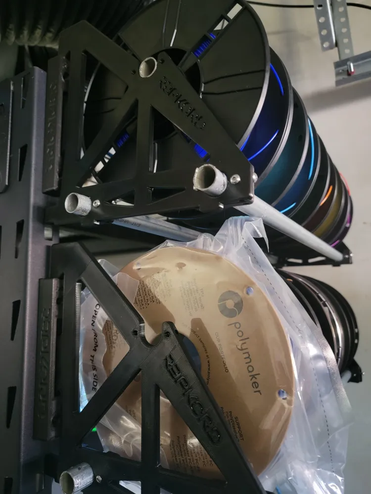 Husky Heavy Duty adapter for the RepRack: Open Source Spool Holder And ...