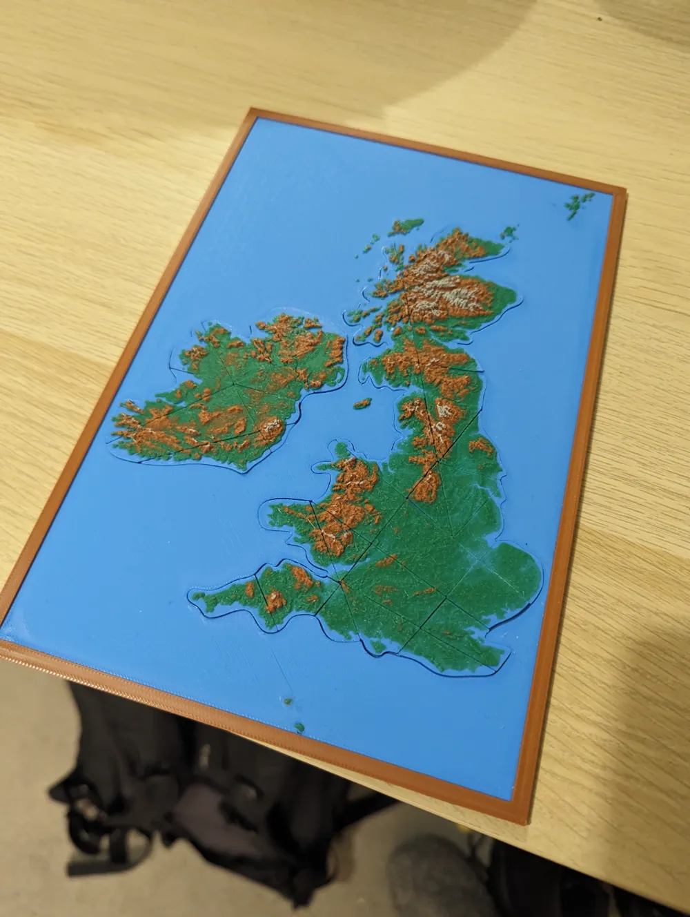 British Isles Jigsaw - 3D Topographic Map by james.h.s.brown - MakerWorld