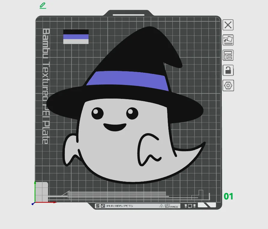 Halloween Cute Ghost by Rockman MakerWorld: Download Free 3D Models