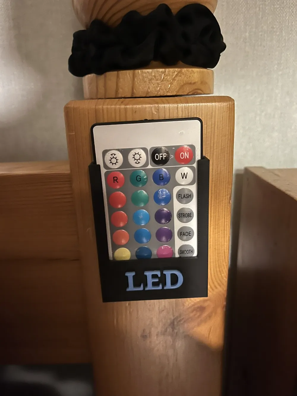 LED Remote Control Holder by Bobba94 MakerWorld: Download Free 3D Models