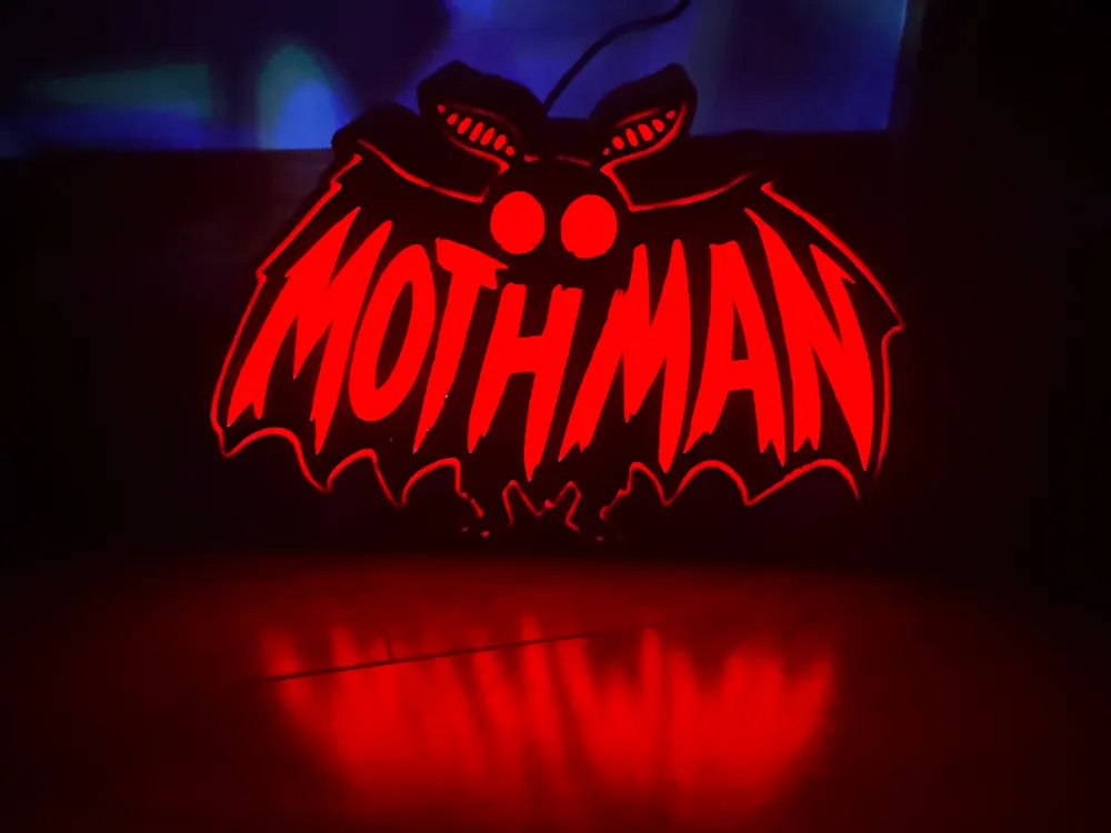 Mothman Lightbox - Free 3D Print Model - MakerWorld