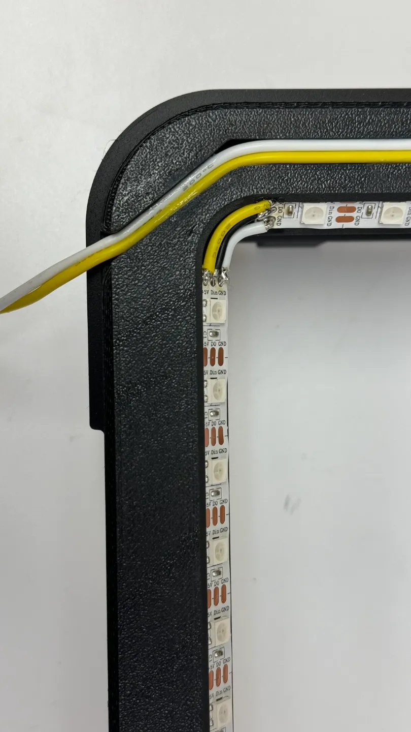 X1C LED Riser with integrated light switch, wire channels, and Adafruit ...