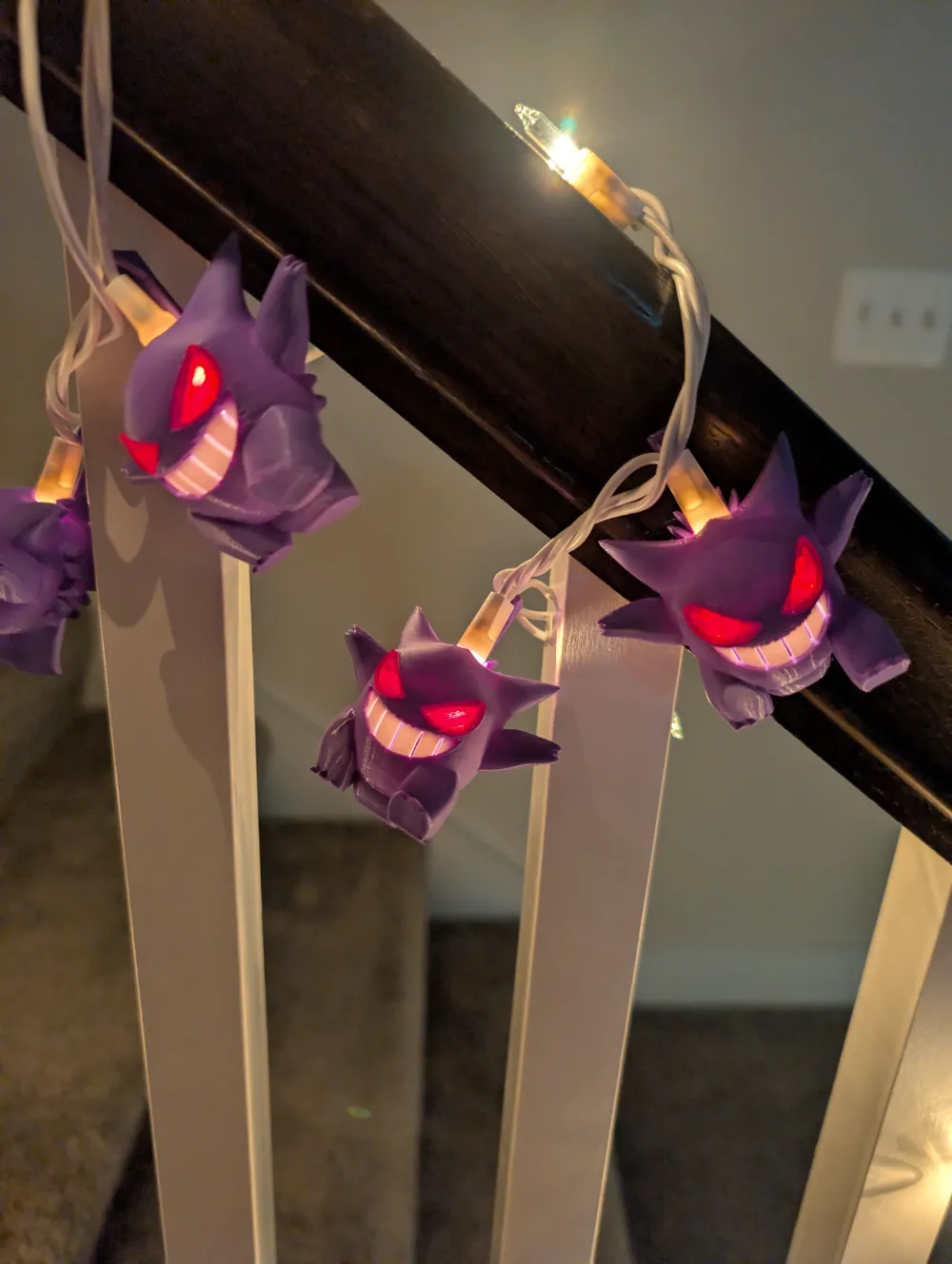 Gengar String Light Caps (10X) by Bruddz - MakerWorld