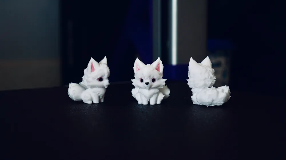 Adorable Miniature Arctic Fox (雪山飞狐) by Ultra_violetMakerWorld ...