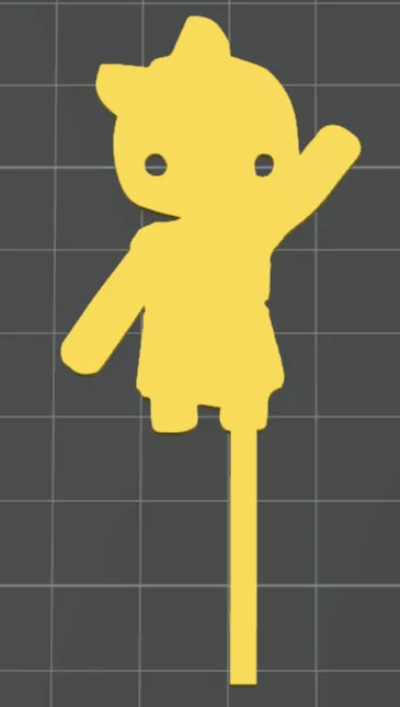 Cake Topper Featuring Character from Wobbly Life - Free 3D Print Model ...