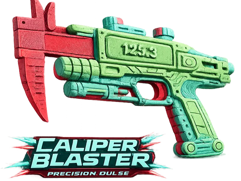 Caliper Blaster - Free 3D Print Model - MakerWorld