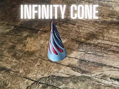 infinity cone/fidget cone - Free 3D Print Model - MakerWorld