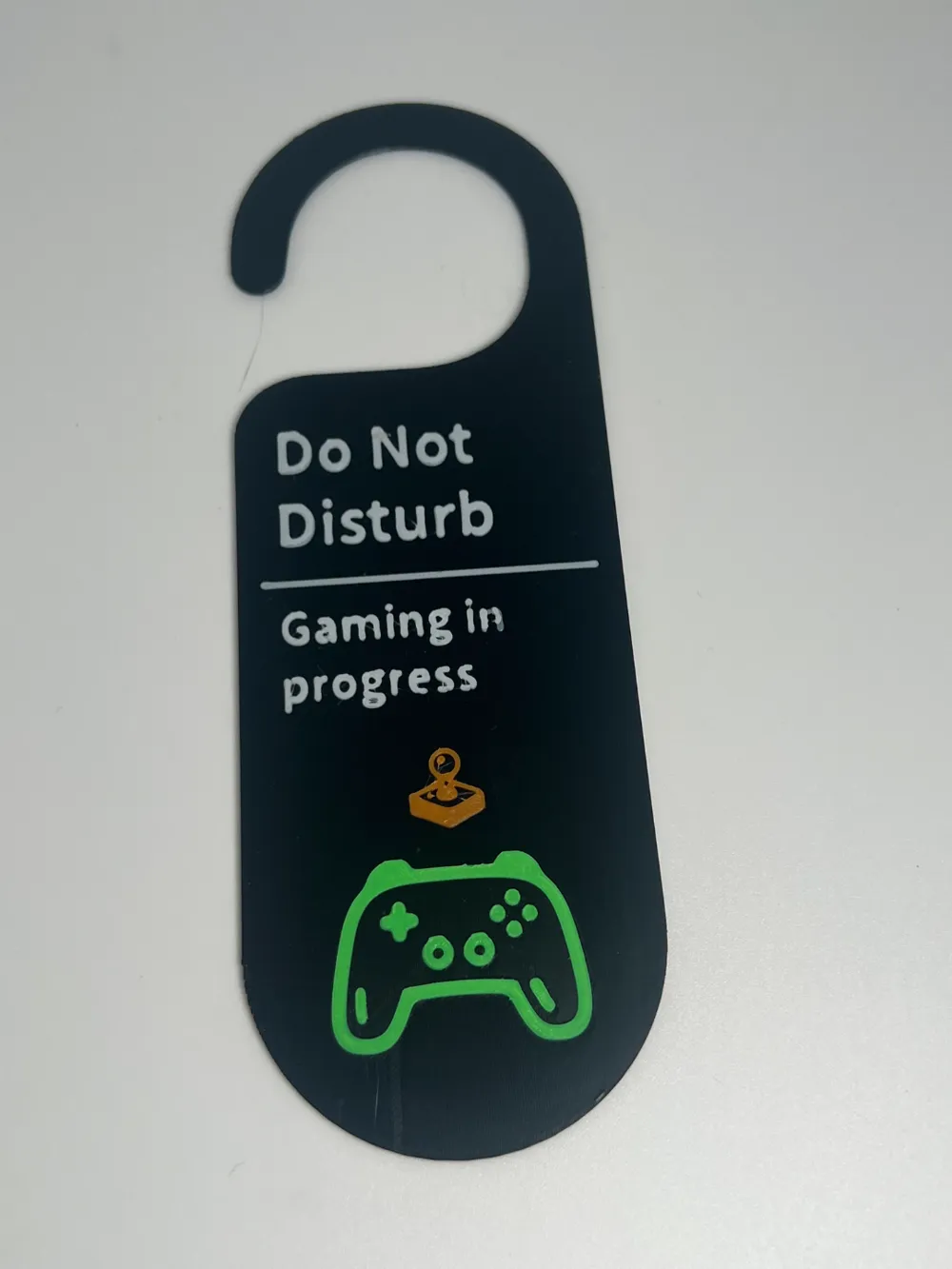Do Not Disturb Door Hanger - Gaming in progress by Miles3D - MakerWorld