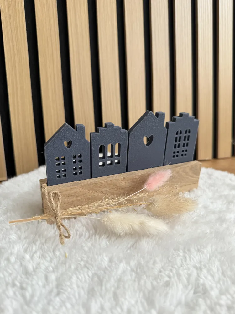 Block Insert House Row by Im-Ma-Kreativ MakerWorld: Download Free 3D Models