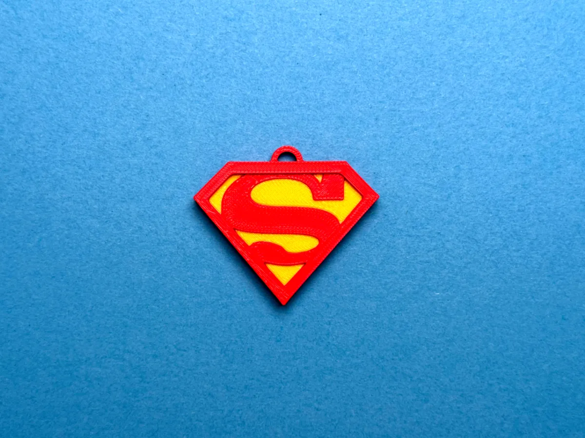 Superman Keychain - Modello di stampa 3D gratuito - MakerWorld