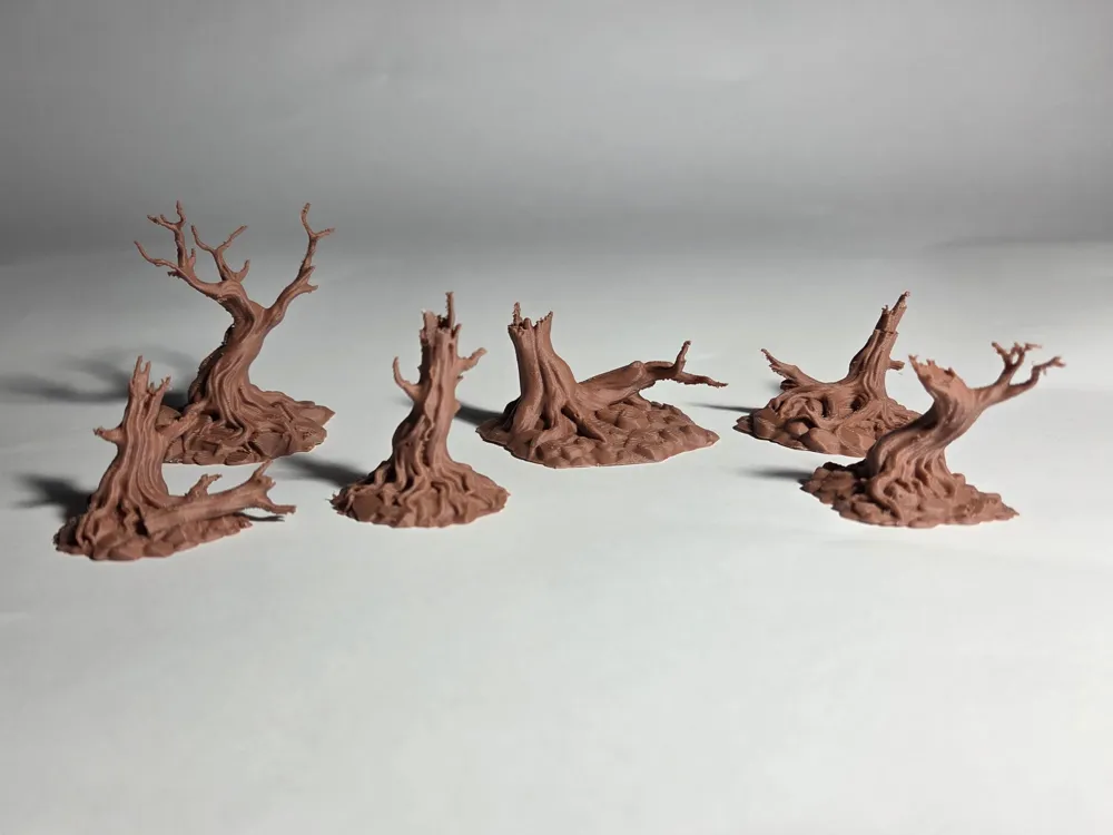 Dead Tree Scatter Set for DnD Terrain - Free 3D Print Model - MakerWorld