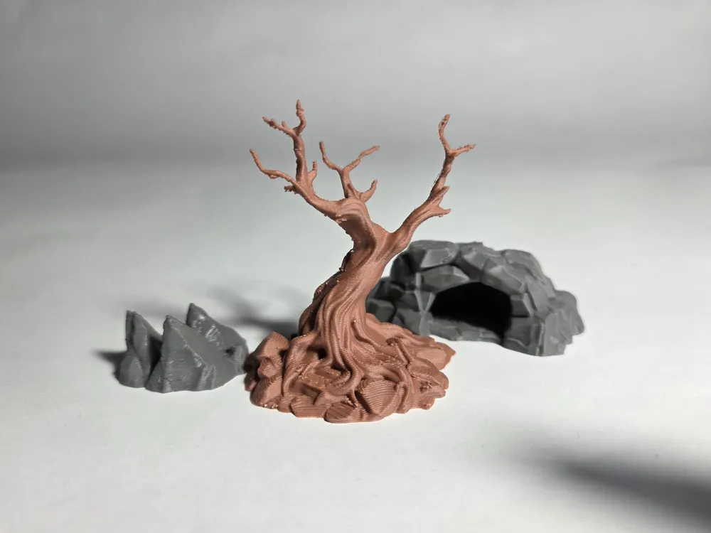 Dead Tree Scatter Set for DnD Terrain - Free 3D Print Model - MakerWorld