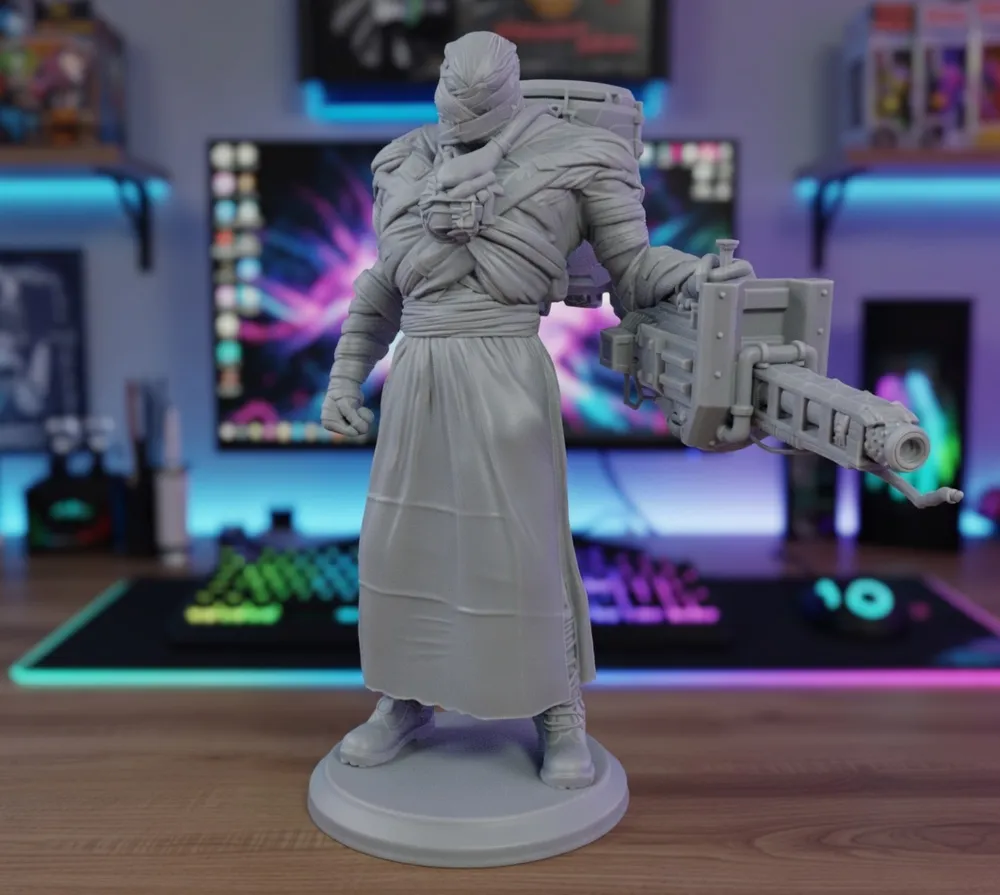 Resident Evil 3 Nemesis Statue Part Model + Base - Free 3D Print Model ...