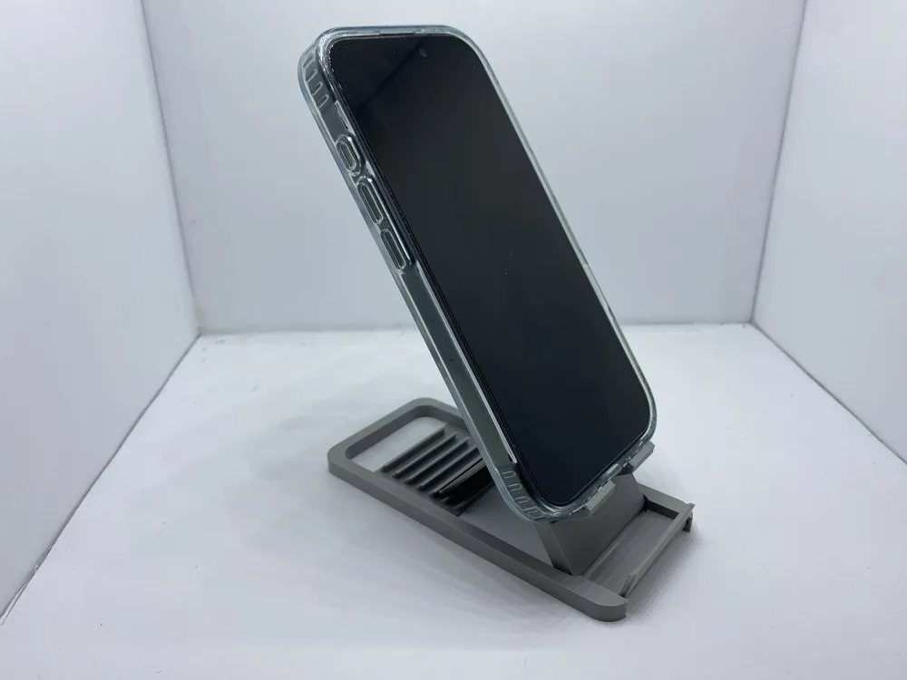 Collapsible phone stand V3 - Free 3D Print Model - MakerWorld