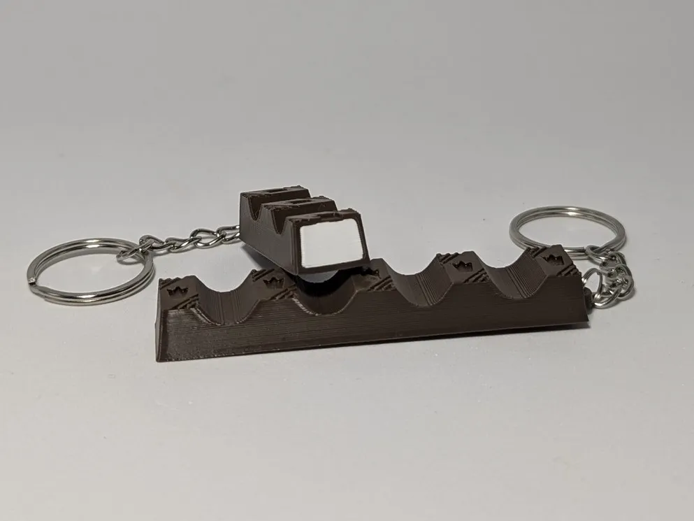 Kinder Chocolate Keychain | Bitten (or not) by custom3dmodels - MakerWorld