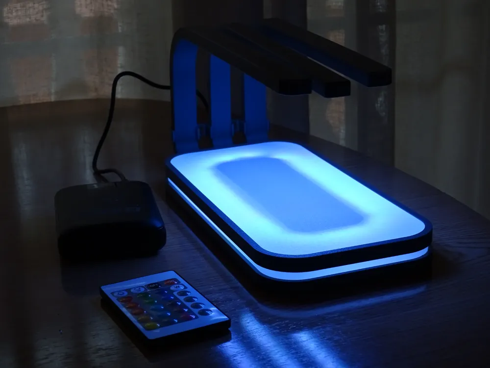 Futuristic RGB Car Showroom Diorama Stand by Mr.Rod MakerWorld ...