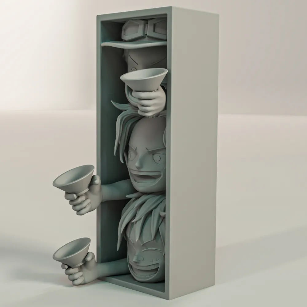 Onepiece Manga Nook e Wall Mount - Free 3D Print Model - MakerWorld