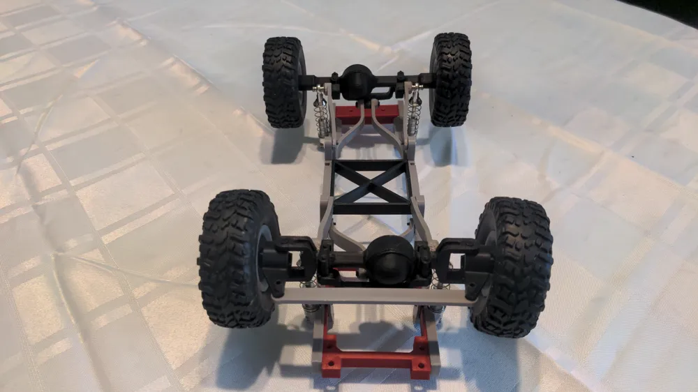 1:16 Truck/Crawler Flexible Rolling Chassis - Free 3D Print Model ...