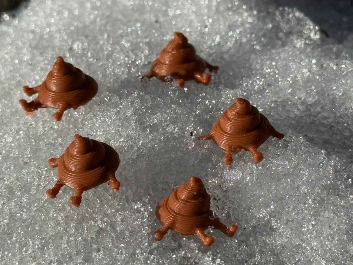Cute Mini Poo - 10 minutes print - Free 3D Print Model - MakerWorld