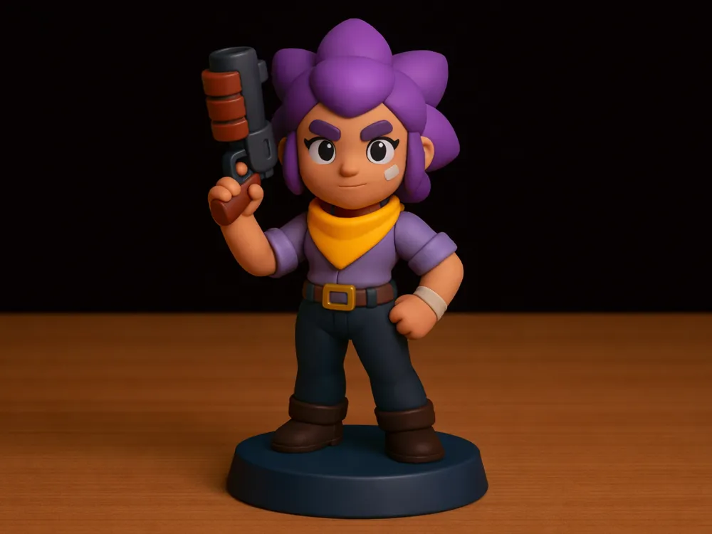 Shelly Brawl Stars - Free 3D Print Model - MakerWorld