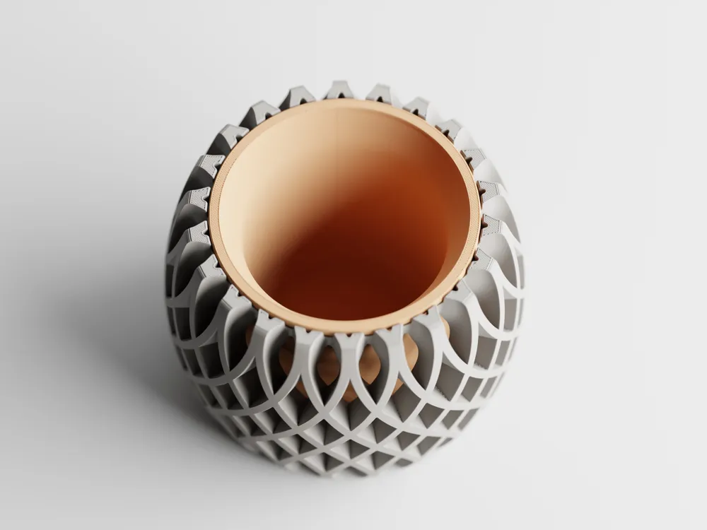 Interweave – Two parts. One statement. - Free 3D Print Model - MakerWorld