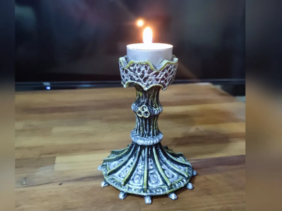 Candelero de árbol de fantasía gótica para velas de té por ...