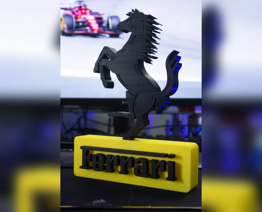 Ferrari Desk Stand by natanaelaq_2007 - MakerWorld