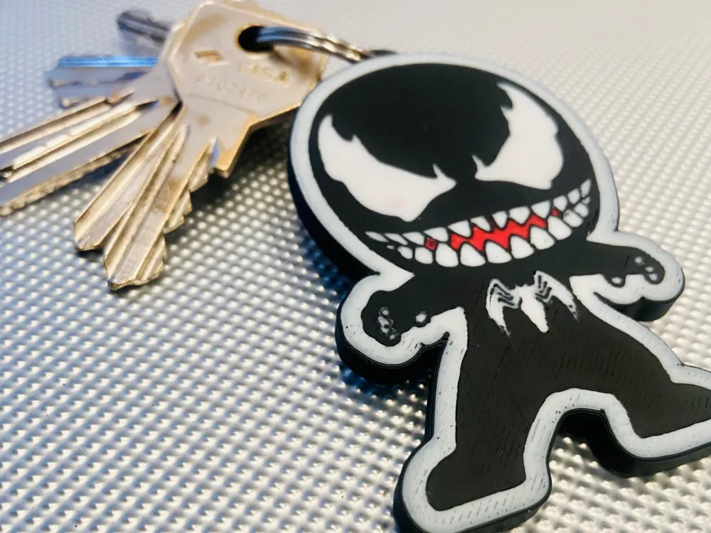 Venom Keychain by GAF 3D MakerWorld: Download Free 3D Models