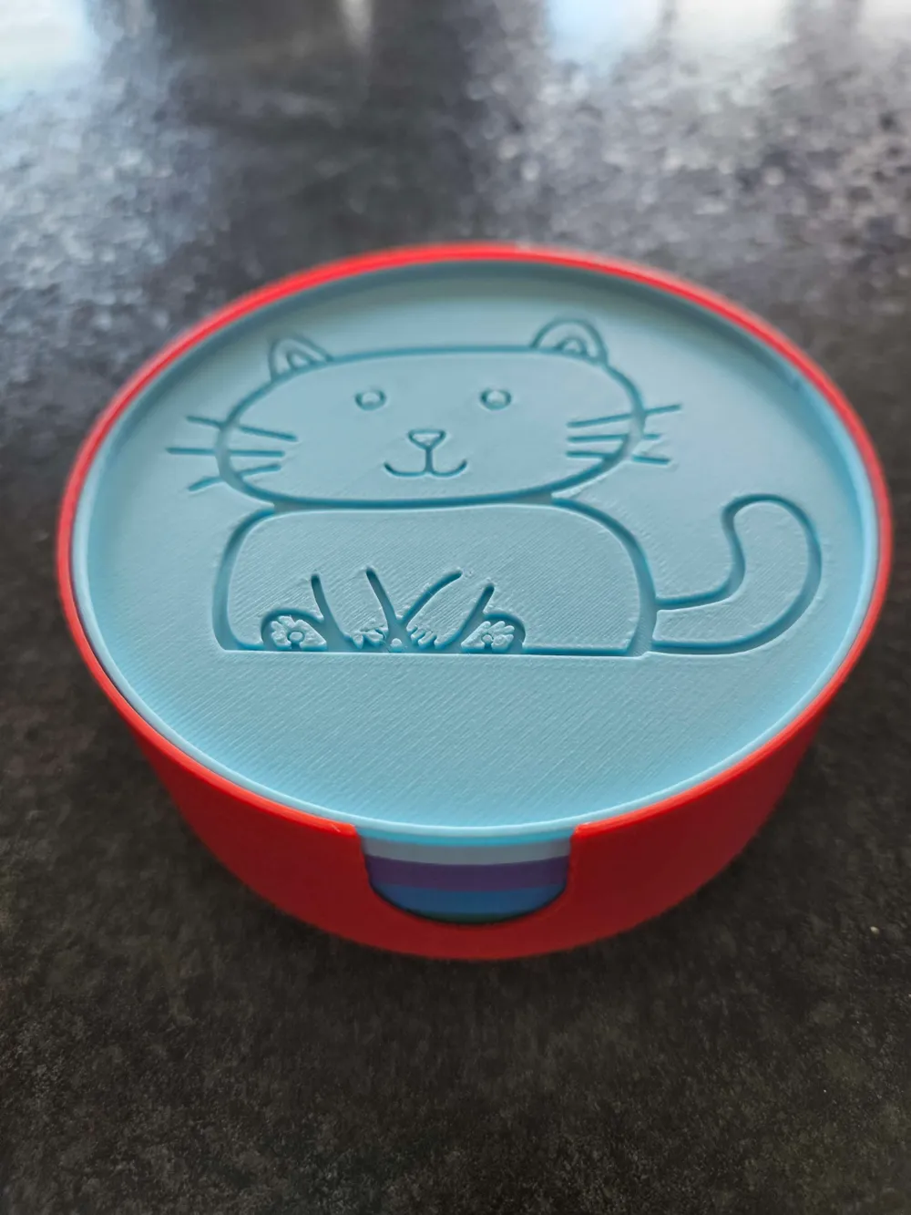 Cute cat coasters by mvachon8706 - MakerWorld