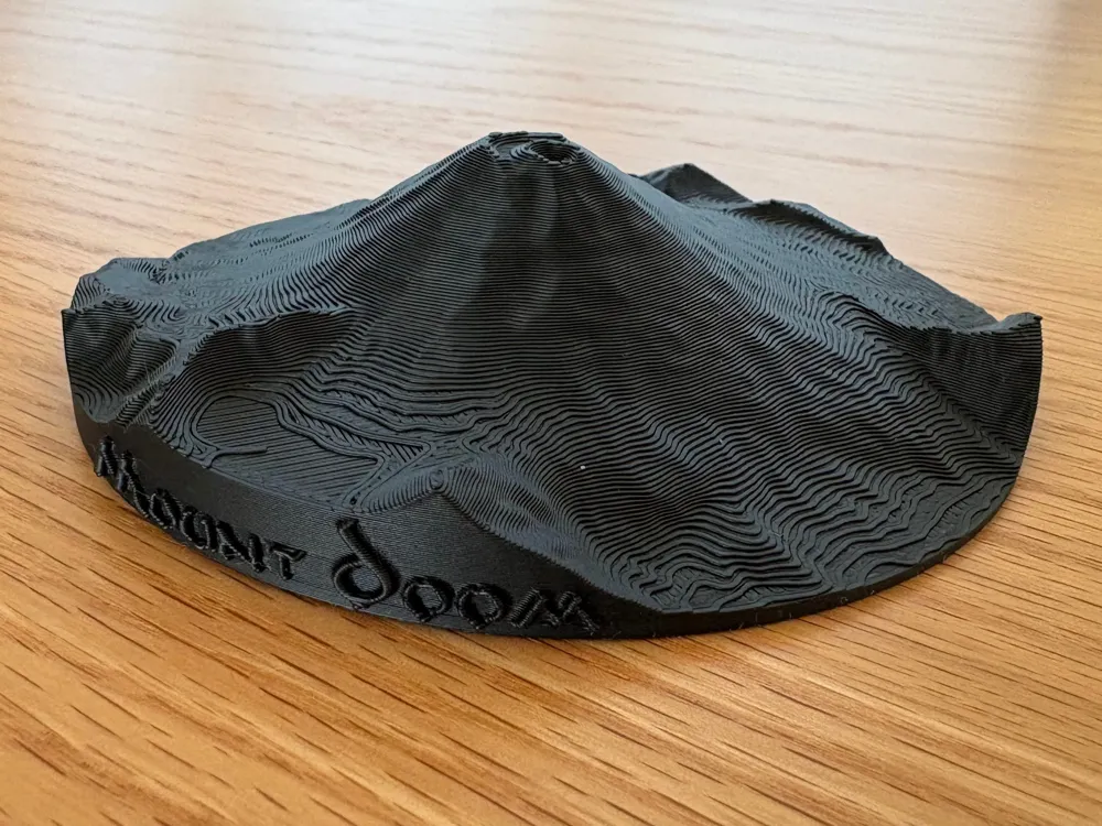 LOTR Terrain - Mount Doom (Mount Ngauruhoe) by squirrelly MakerWorld ...