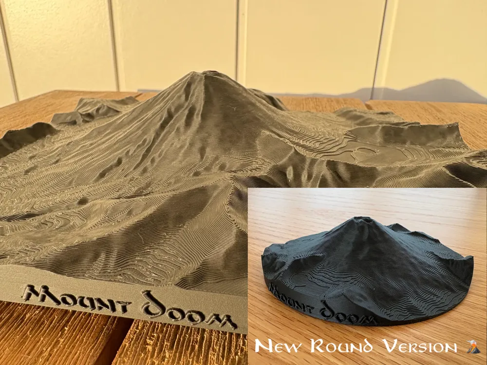LOTR Terrain - Mount Doom (Mount Ngauruhoe) by squirrelly MakerWorld ...