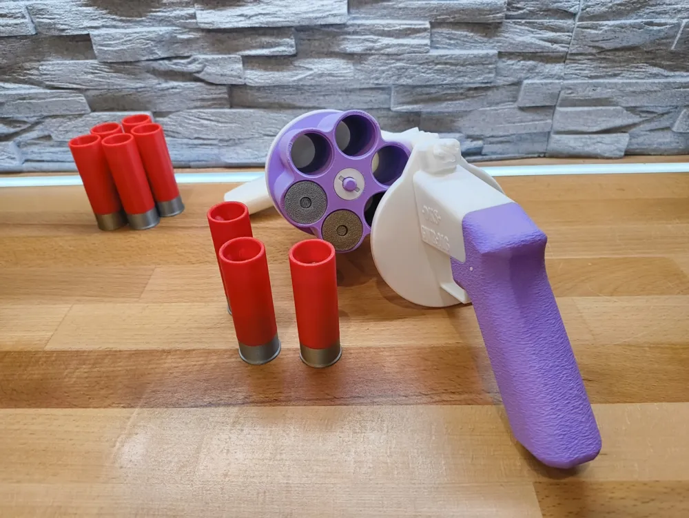 GWR-M6 Grenade Launcher Functional Toy Gun - Free 3D Print Model ...