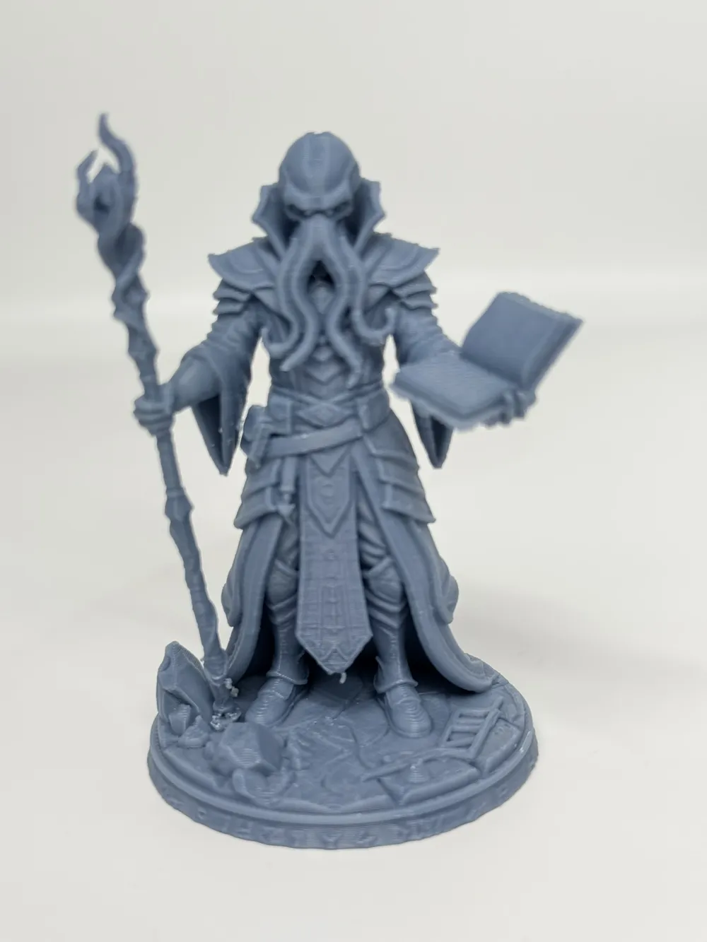 D&D Mind Flayer Arcanist - 50mm Illithid Boss - Free 3D Print Model ...