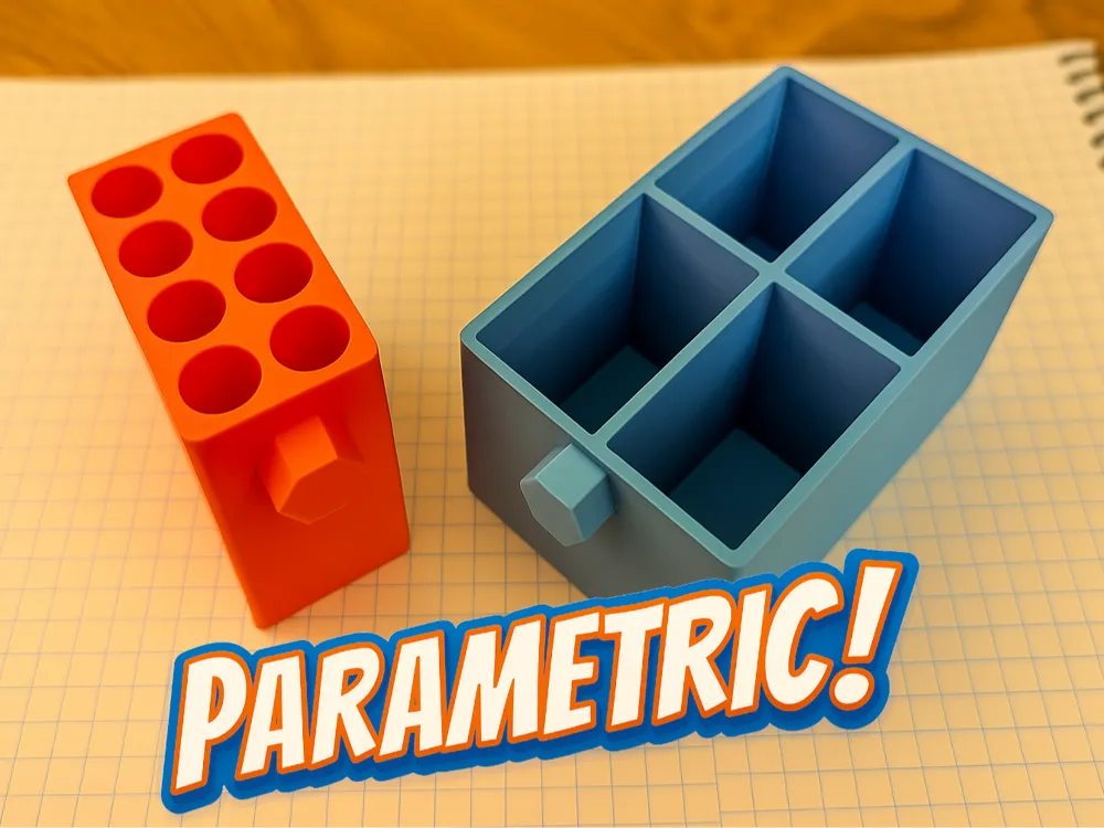 Personnalisateur de rectangles/cylindres HSW ! (Paramétrique) - Modèle ...