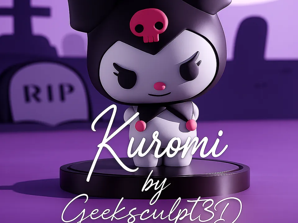 Sanrio Kuromi Cute Character Collectible by GeekSculpt3D MakerWorld ...