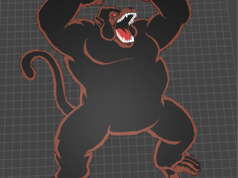 Ozaru Dragon Ball lamina by Resinas_Dragon_Ball - MakerWorld