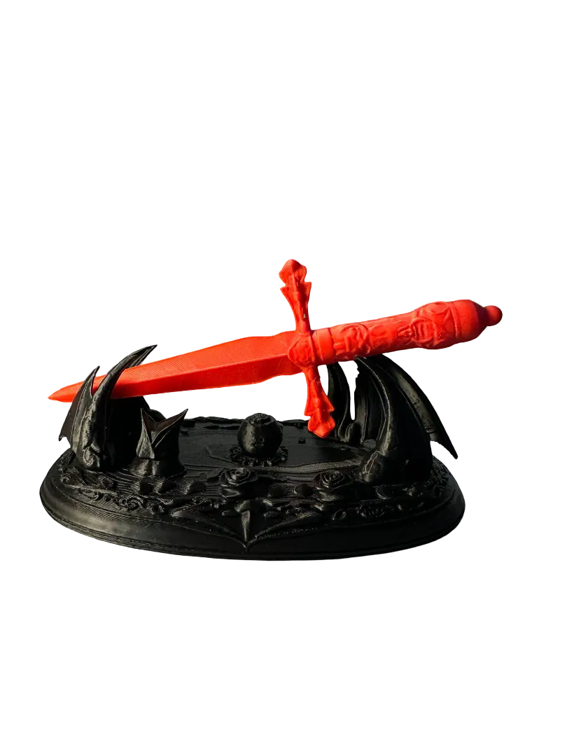 Powerless Dagger with a Gothic Stand - Free 3D Print Model - MakerWorld