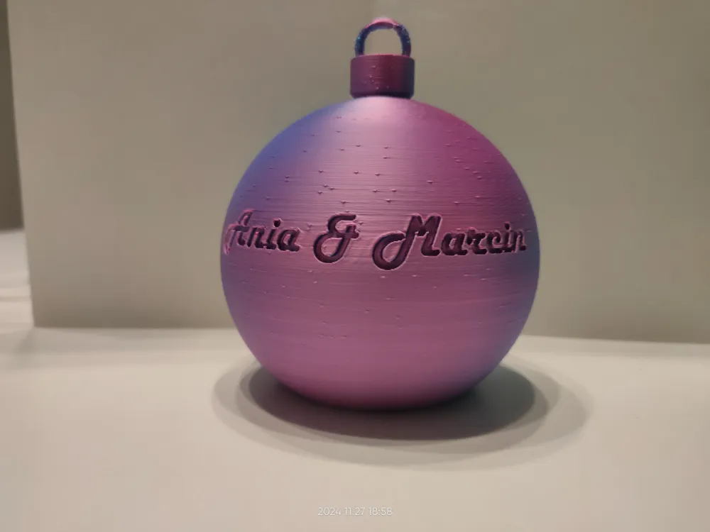 Over 160 Christmas baubles with names on it. - Free 3D Print Model ...