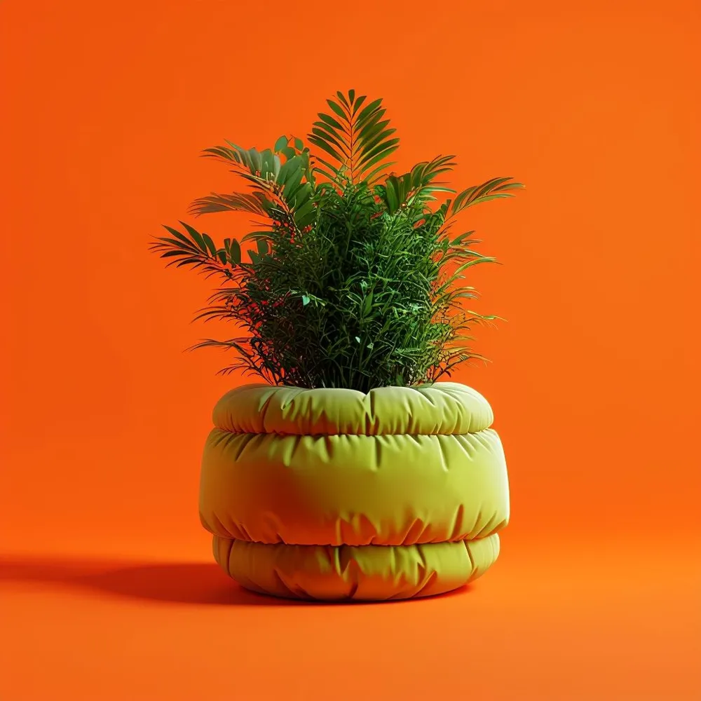 Inflated Pillow Planter – Modern Decorative Pot by BRB Project ...