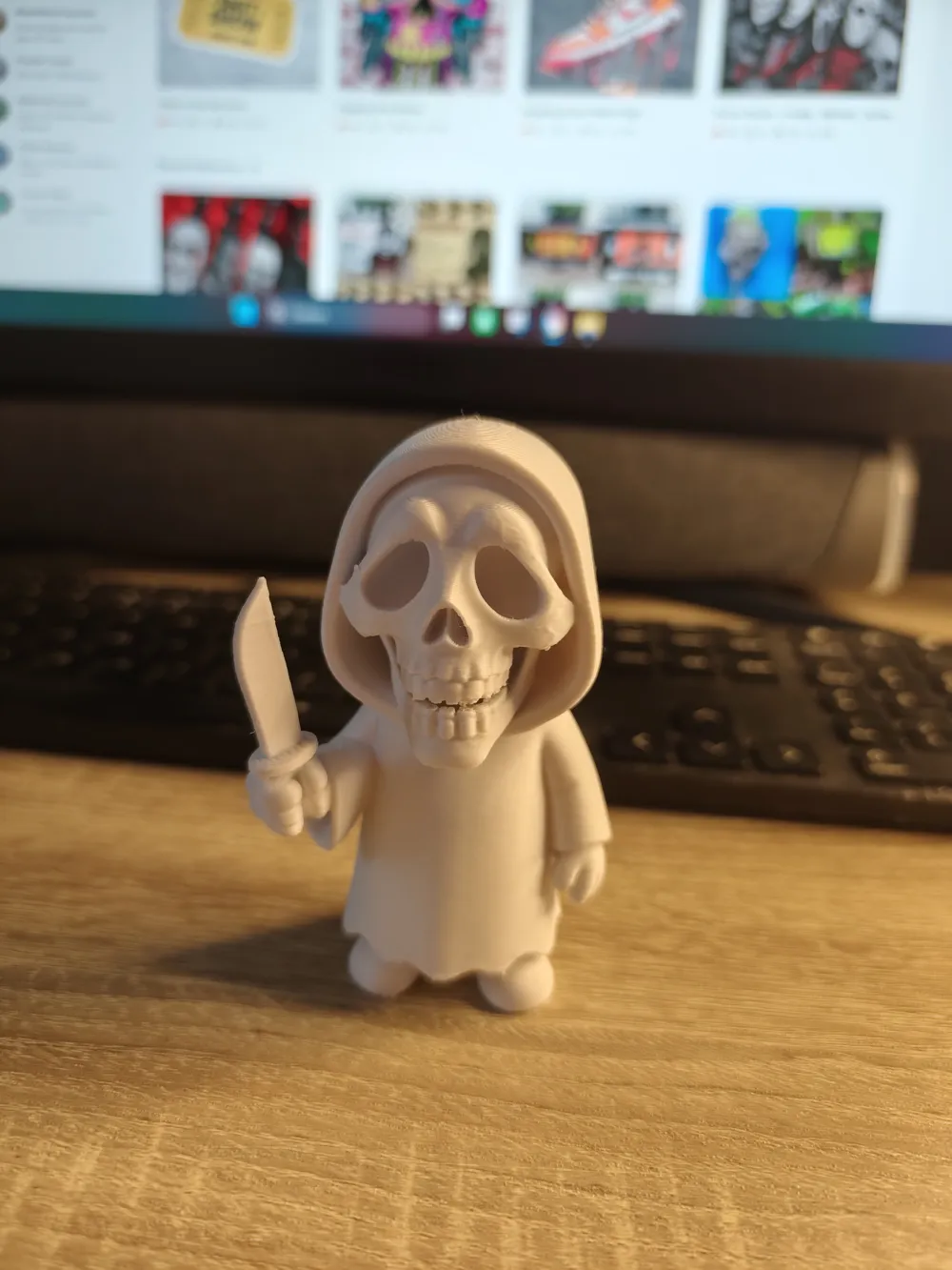 Skull Killer Chibi por 3DPrintsForYou MakerWorld: Baixe modelos 3D gratuitos
